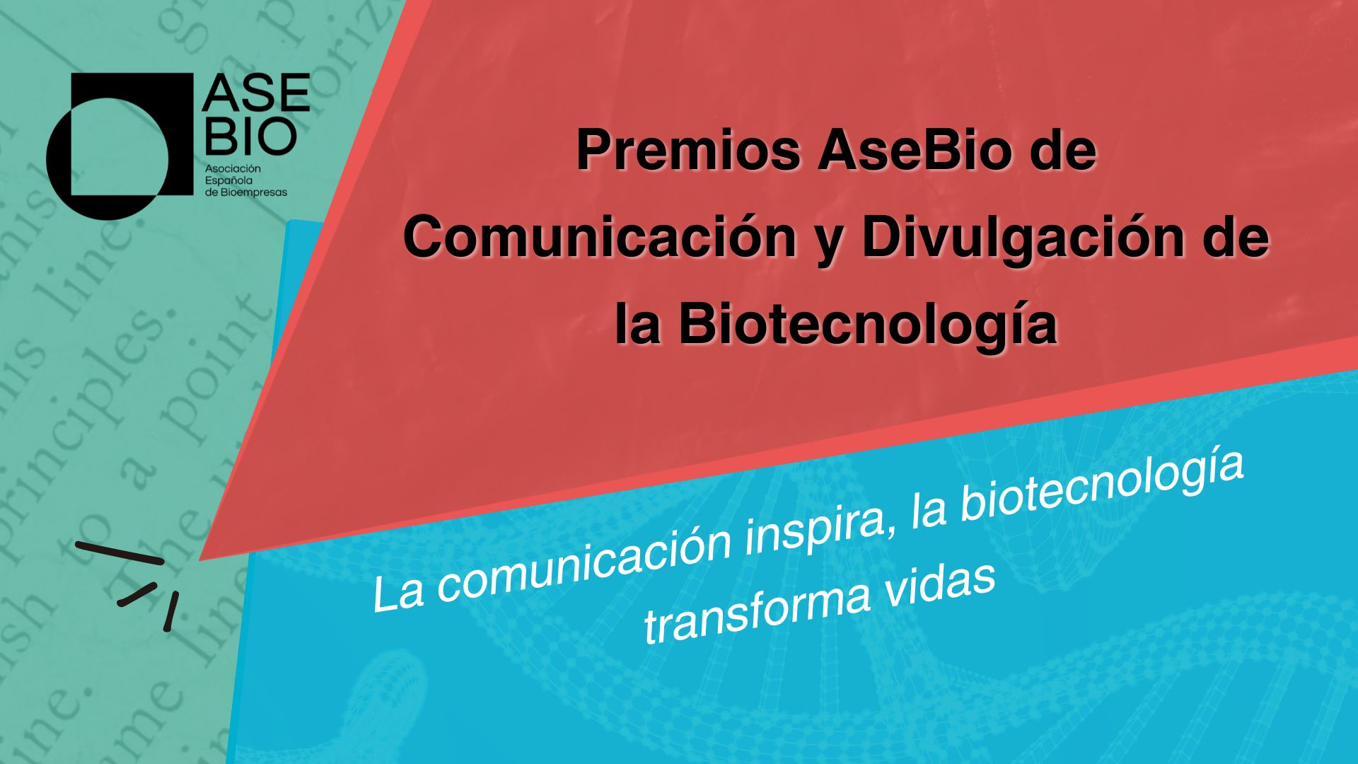 Los ‘Premios AseBio de Comunicación y Divulgación de la Biotecnología ...
