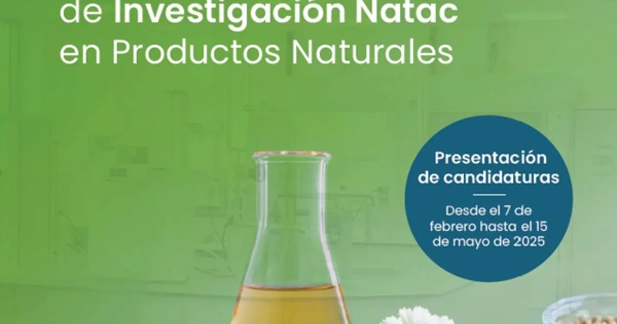Natac announces the National Awards for Research in Natural Products ...